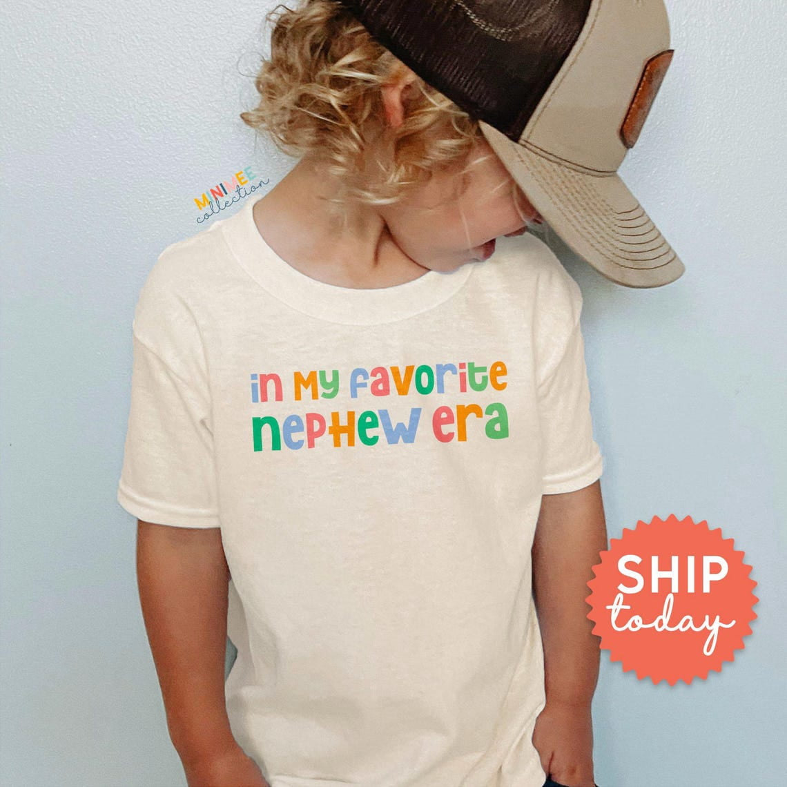 In My Favorite Nephew Era Toddler Shirt, Cute Colorful Nephew Design ...