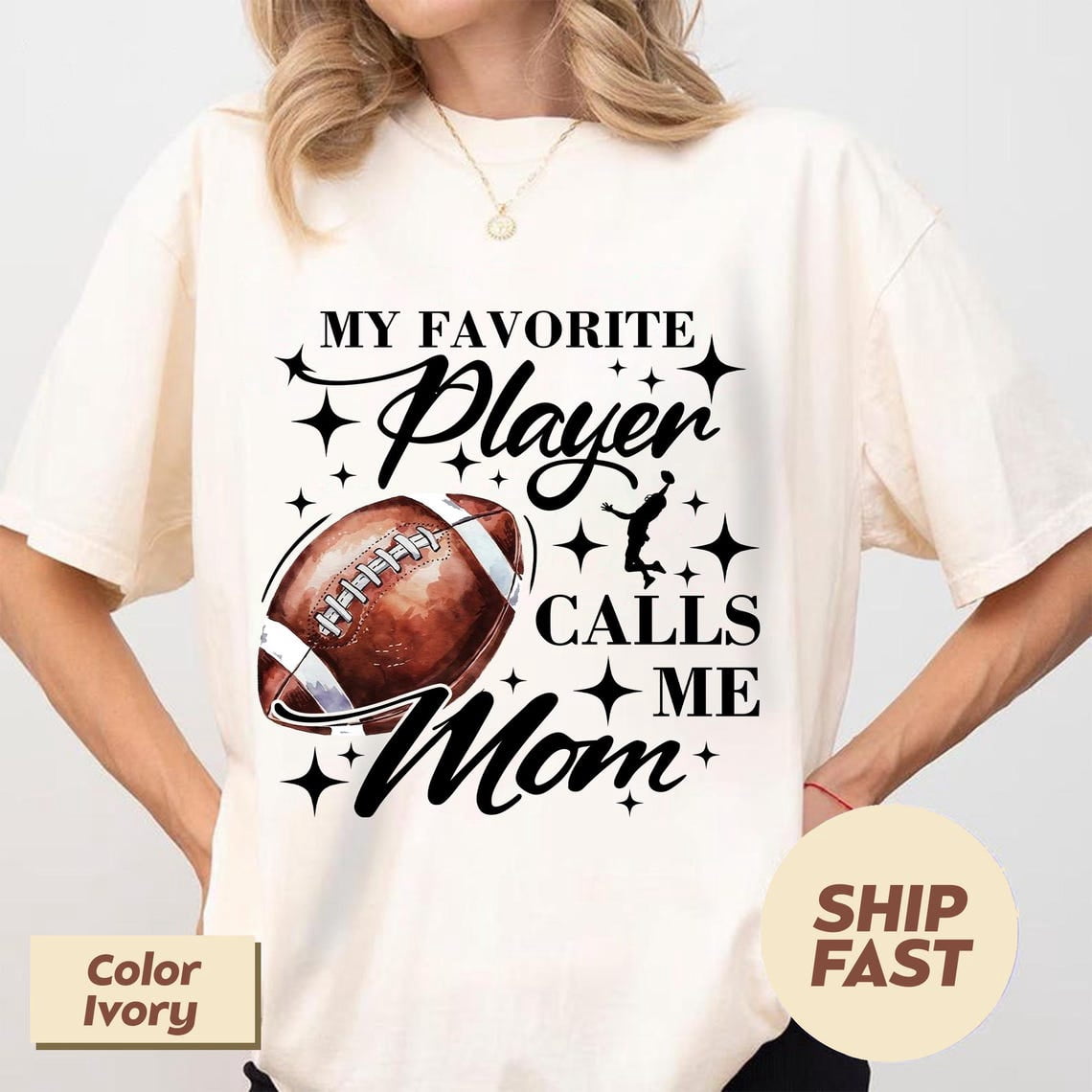 My Favorite Quarterback Calls Me Mom Shirt, Football Shirt, Football ...