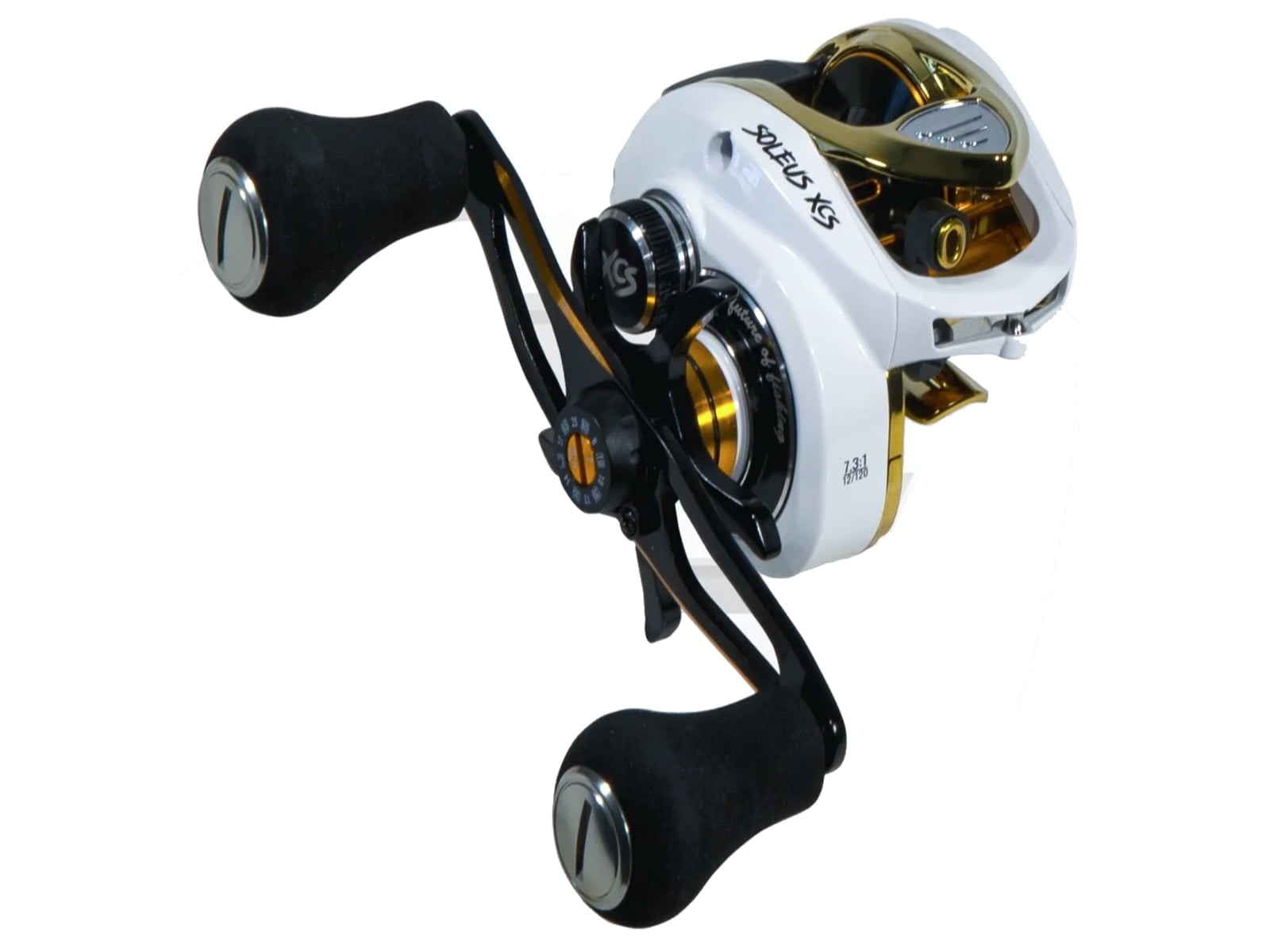 Favorite SLSW8XL Soleus XCS Casting Reel, LH, 8.1:1, White - Walmart.com