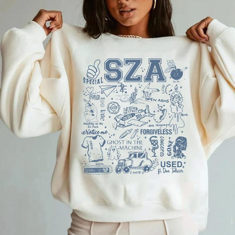 Favorite Sza Album Sweater. Gift for Fans. Music Lovers Unisex Comfort ...