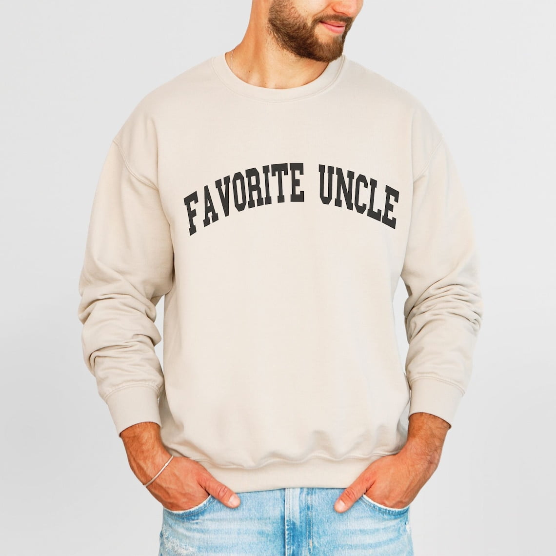 Favorite Uncle Sweatshirt, Cool Uncle Sweatshirt, Uncle, Uncle Sweater ...