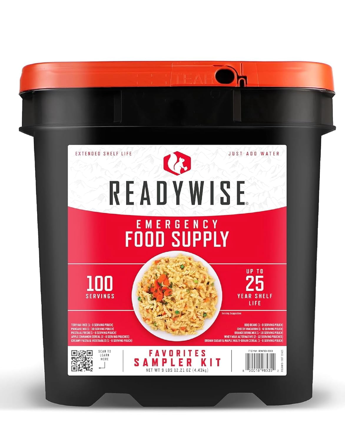 -Favorites Sample Kit, 100 Servings, MRE, Emergency Food Supply ...