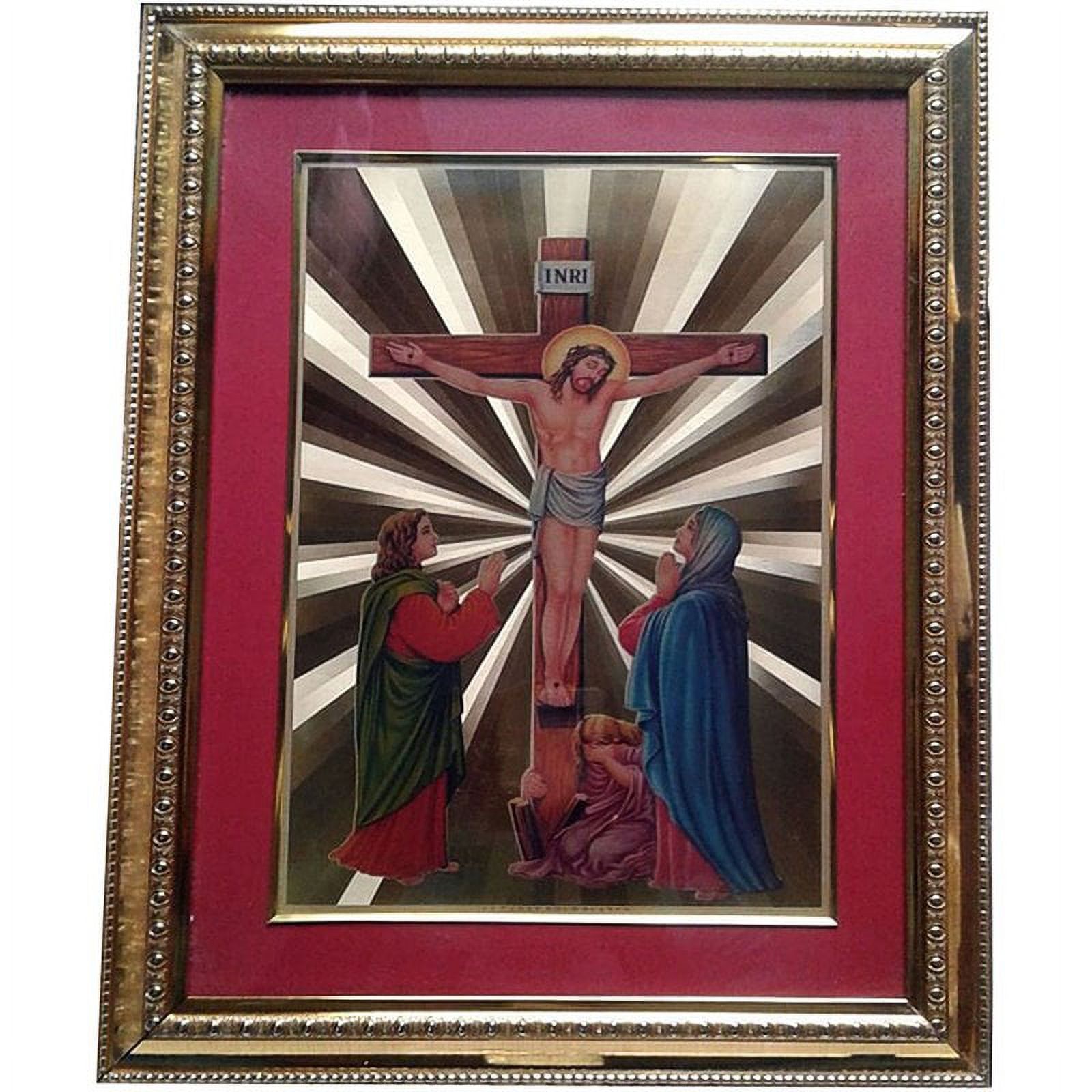 Favors Handicraft 16" x 14" 24 Carat Gold Plated Jesus Christ INRI ...