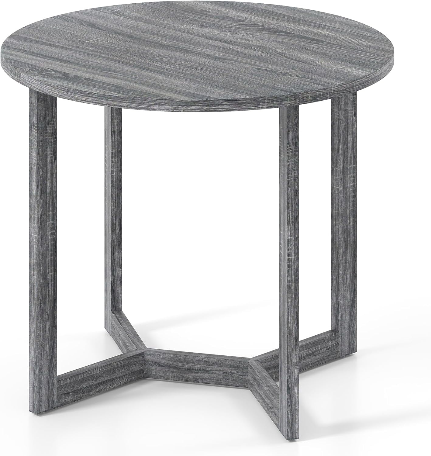 Favory 36" Round Dining Table for 4, Kitchen Table with Wing-Shaped ...