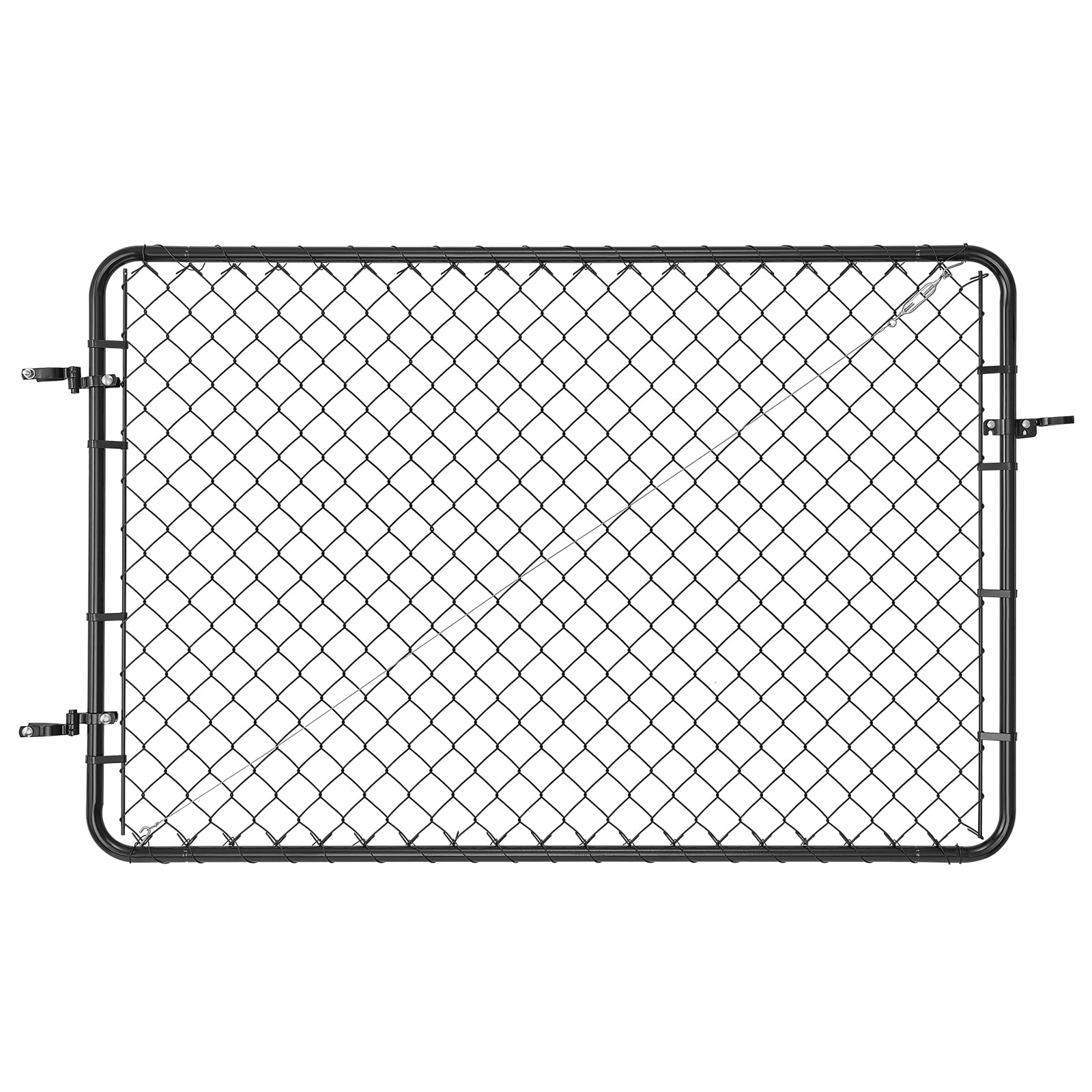 Favory Chain Link Fence Gate, Adjustable Chain Link Fence Panel, Garden ...