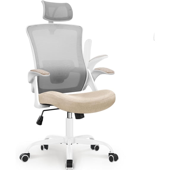 Favory Ergonomic Office Chair, High Back Flip-Up Armrests Design ...