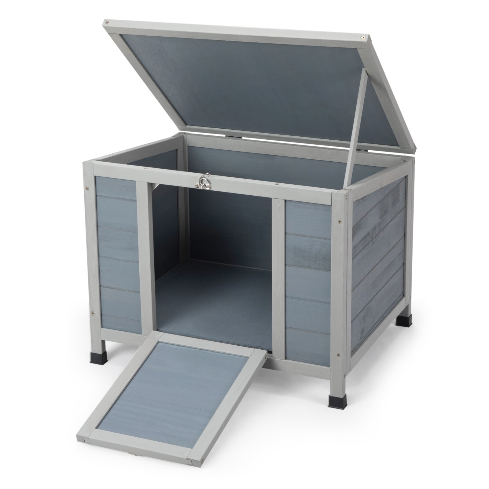 Favory Wooden Catio Outdoor Cat House Small Animal House，Rabbit Hutch ...