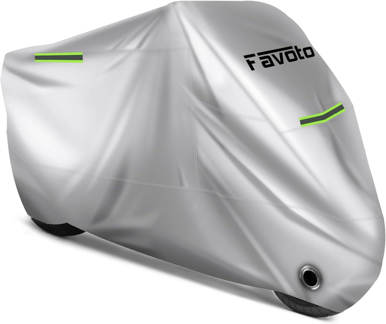 Favoto Motorcycle Cover Waterproof Outdoor - Cool Silver Color UV ...