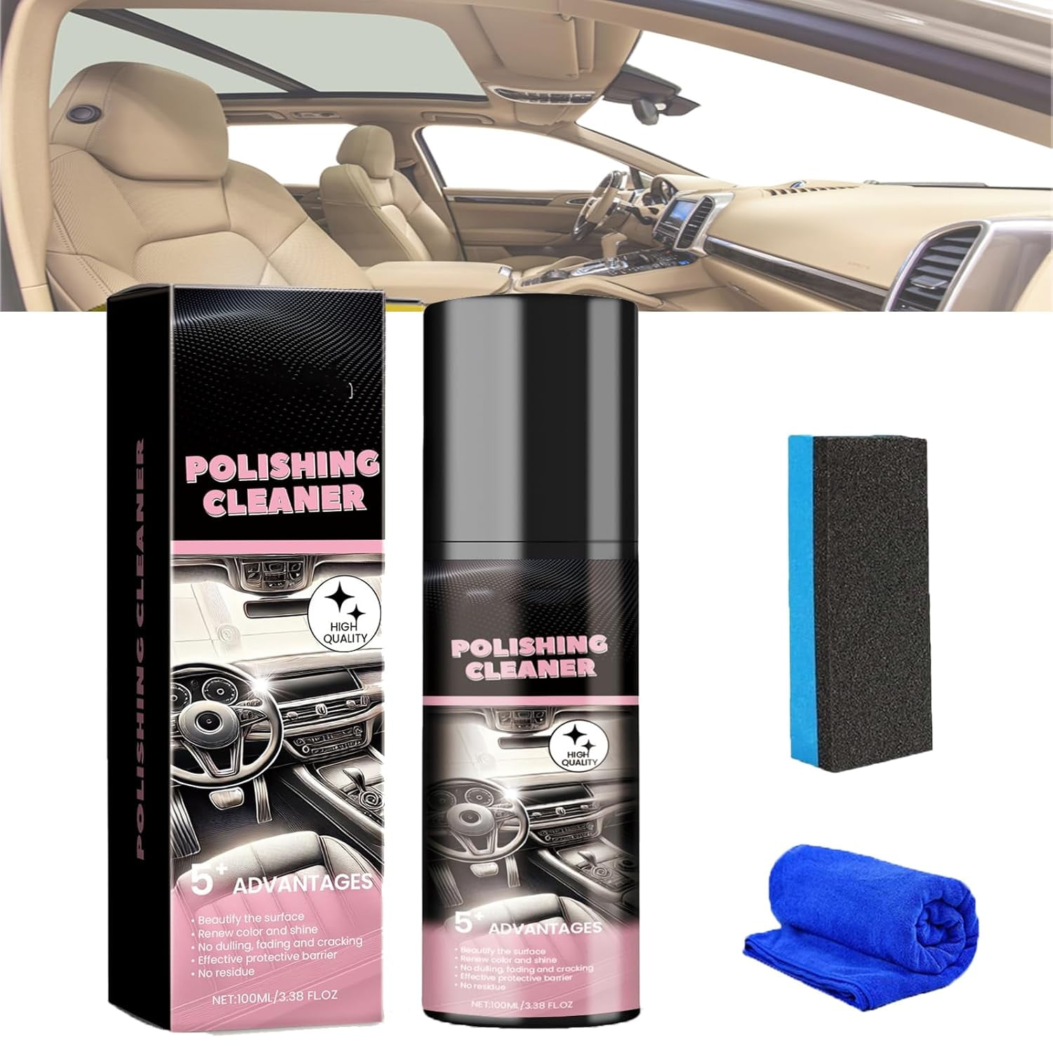 Favourcy Car Interior Protectant Spray, 2025 New Favourcy Polishing ...