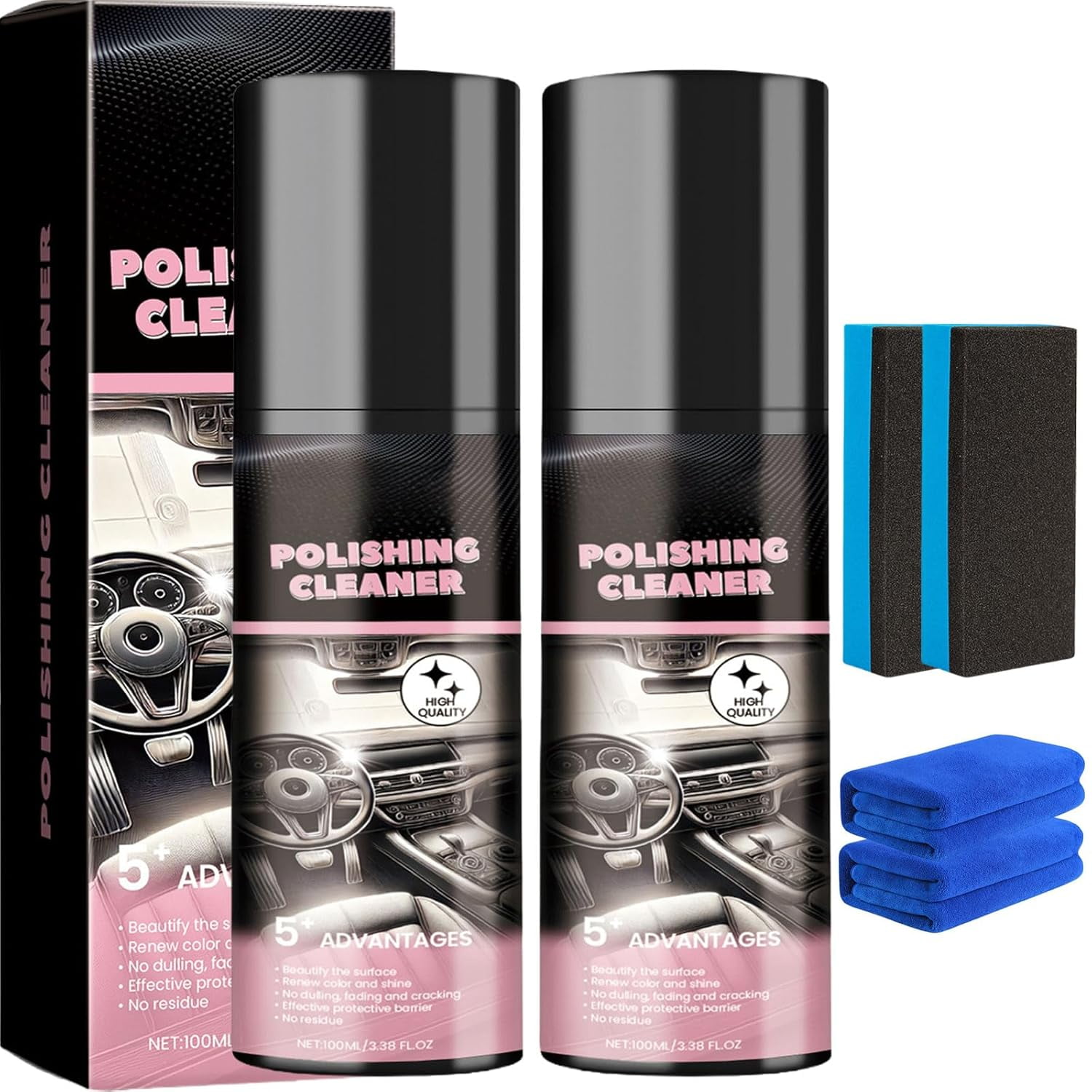 Favourcy Car Interior Protectant Spray - 2025 New Multi-Surface Cleaner ...