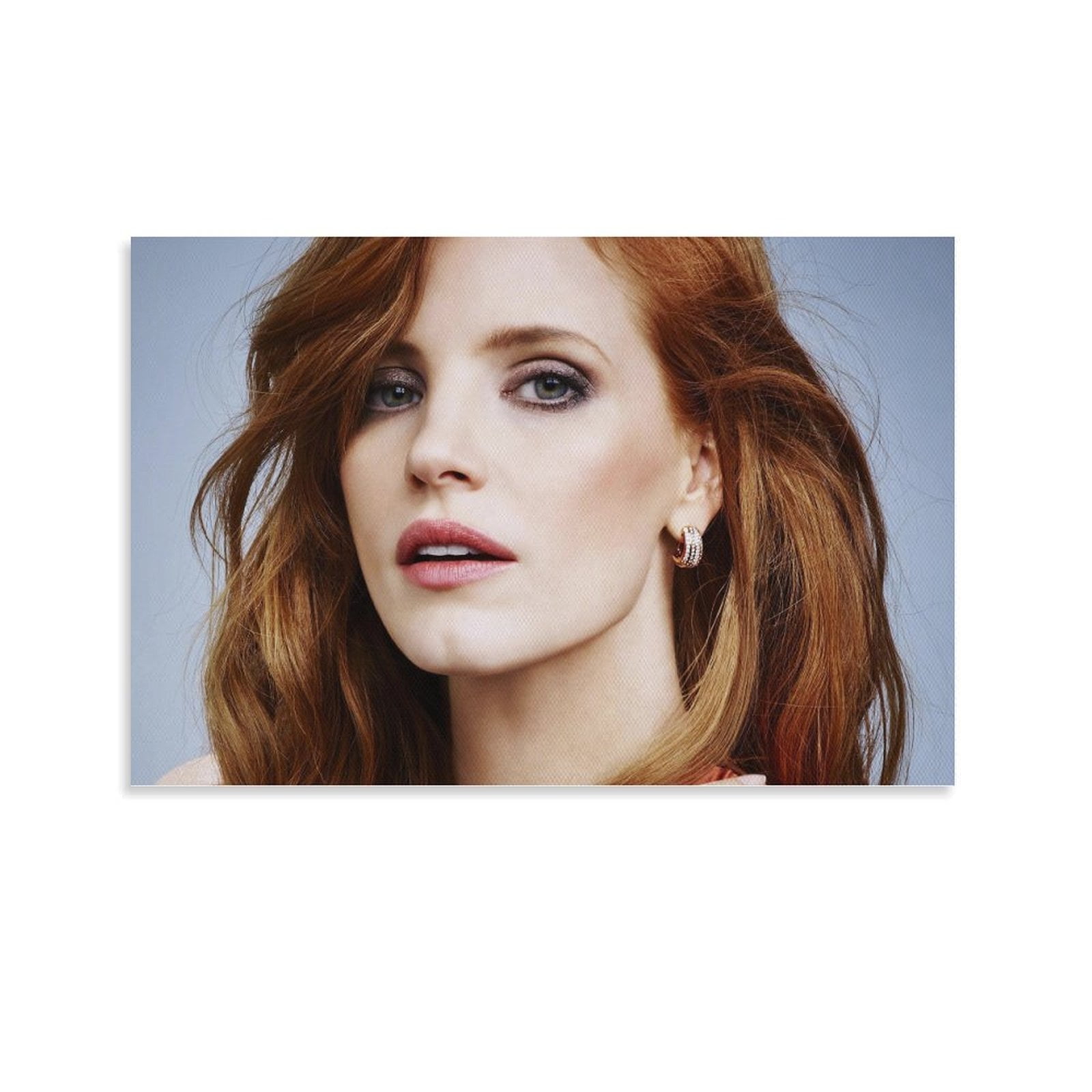 Favourite Actresses of The 2010s Jessica Chastain Retro Sexy Poster ...