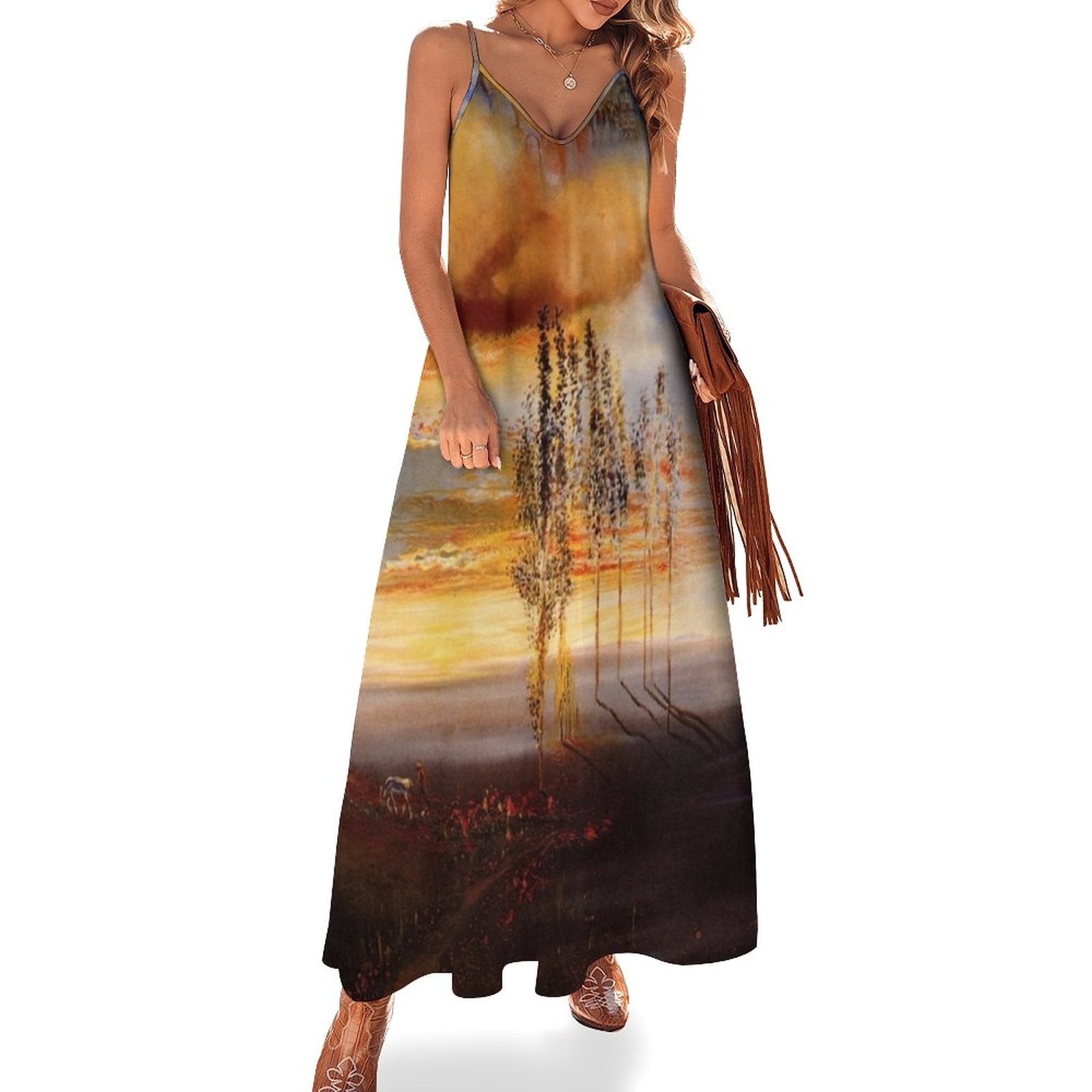 Favourite s - Salvador Dali - The Way to Pubol Sleeveless Dress women's ...