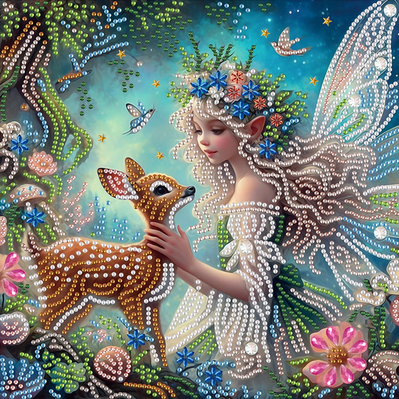 Fawn Angel Diamond Art Painting Kit - Walmart.com