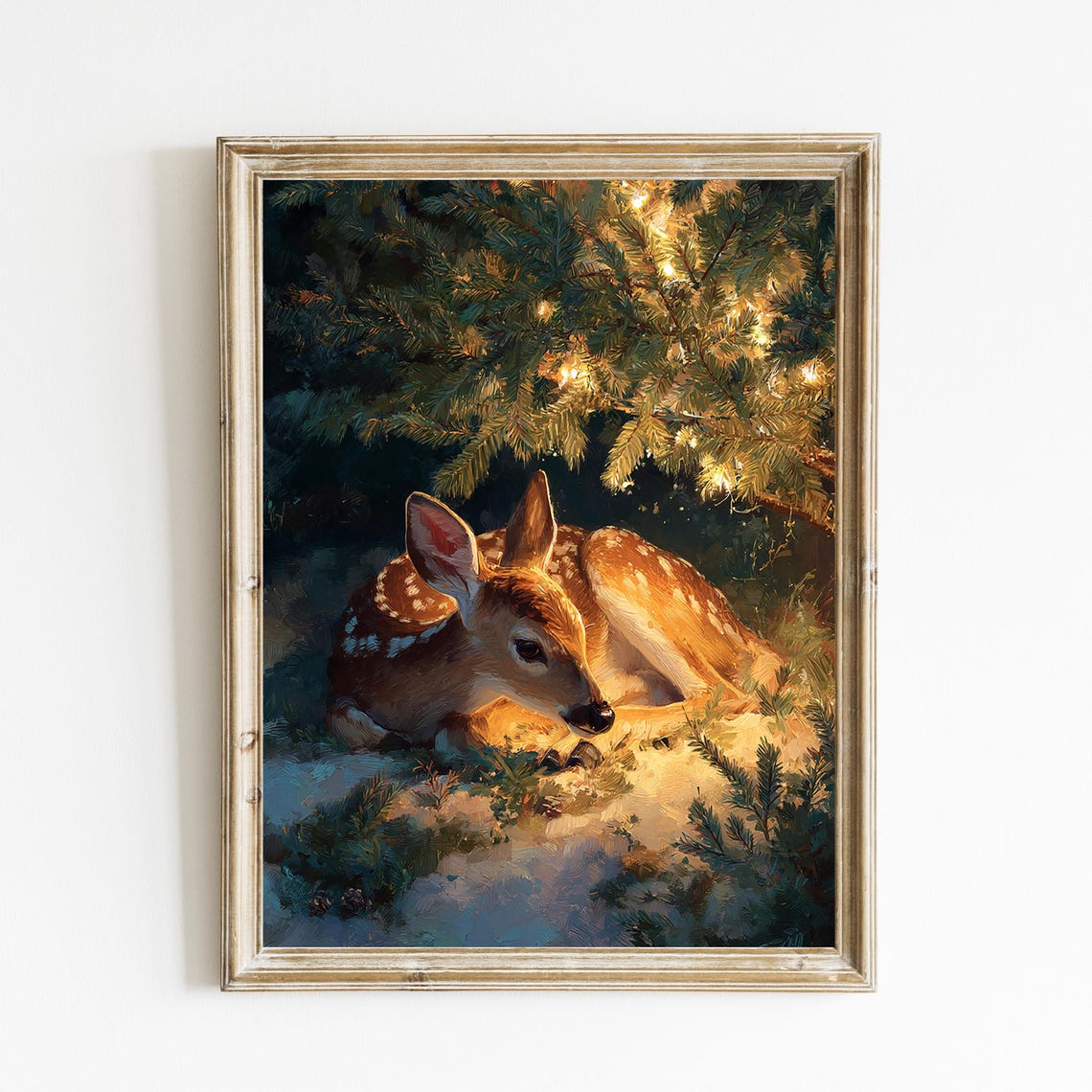 Fawn Enchanting Decor Antique Nursery Art Poster Wall Art Poster E1018 ...
