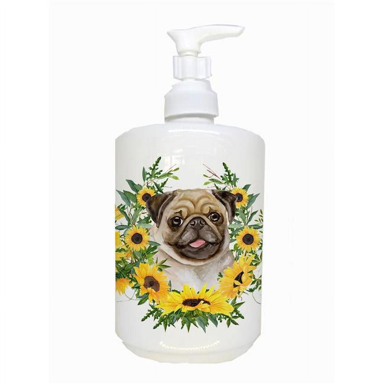 Fawn Pug Ceramic Soap Dispenser - Walmart.com