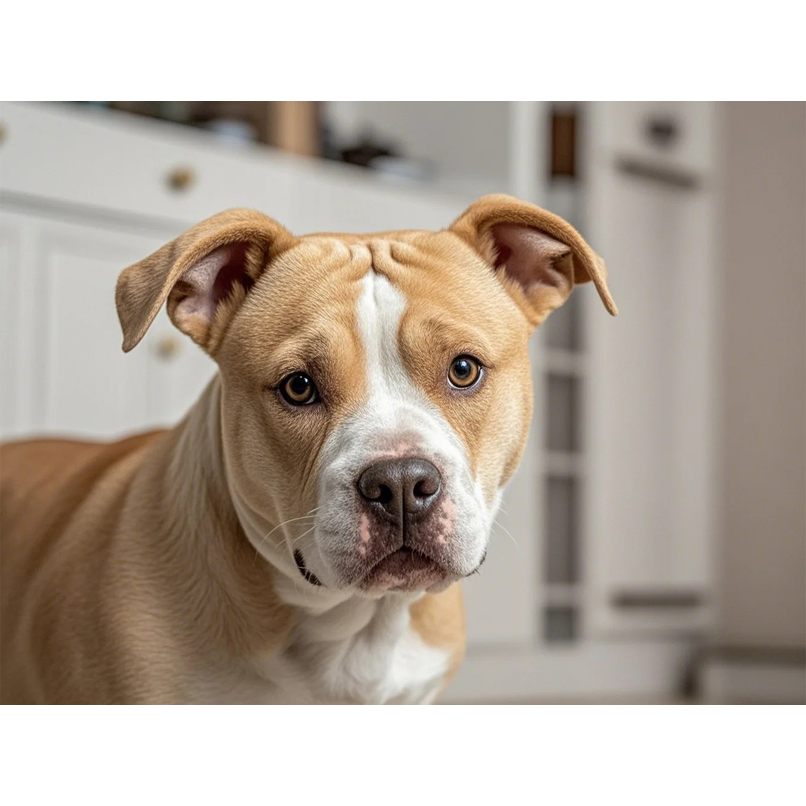 Fawn Staffordshire Bull Terrier Diamond Art 5D Diamond Painting DIY ...