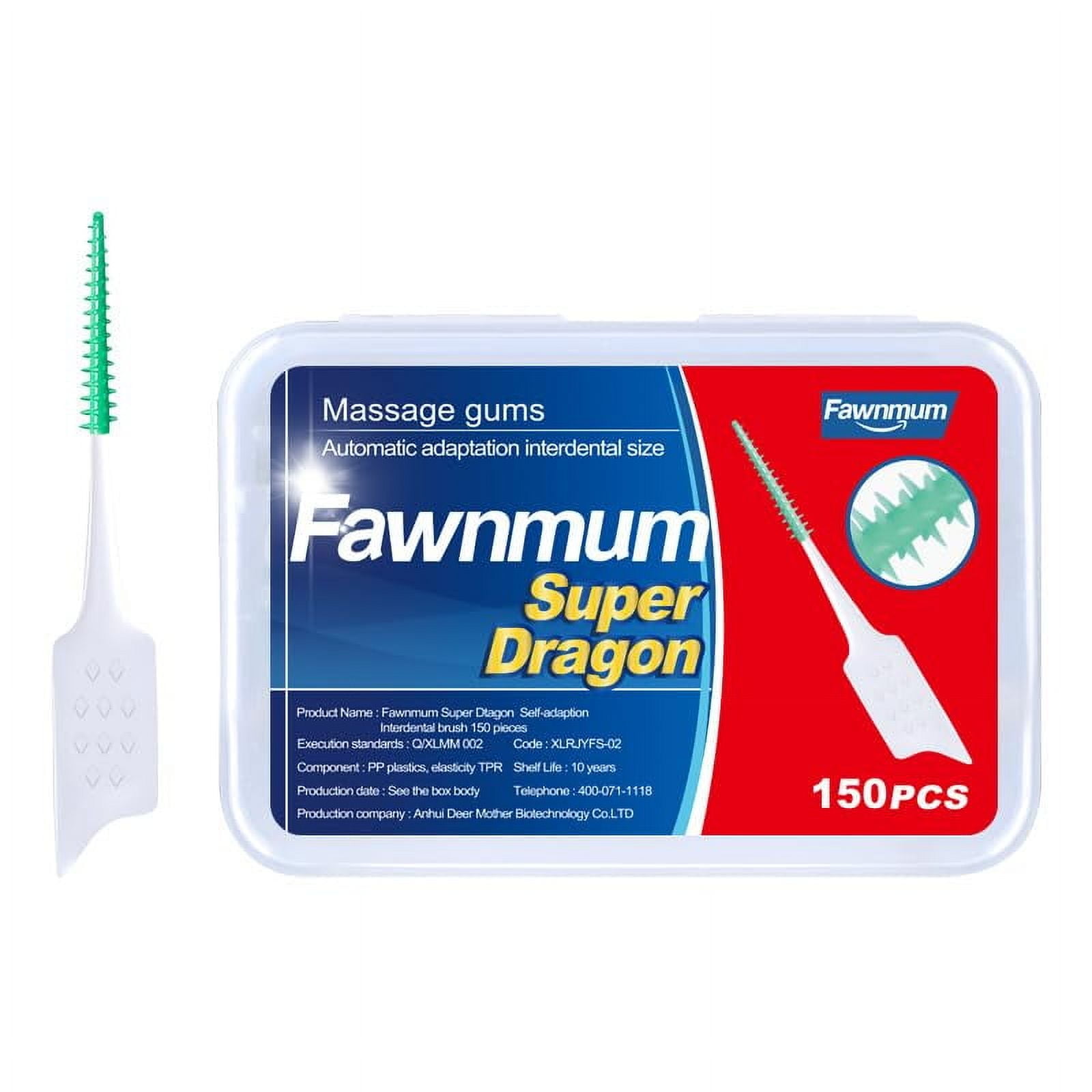 Fawnmum 300Pcs Dental Floss Picks Portable Soft Silicone Interdental ...