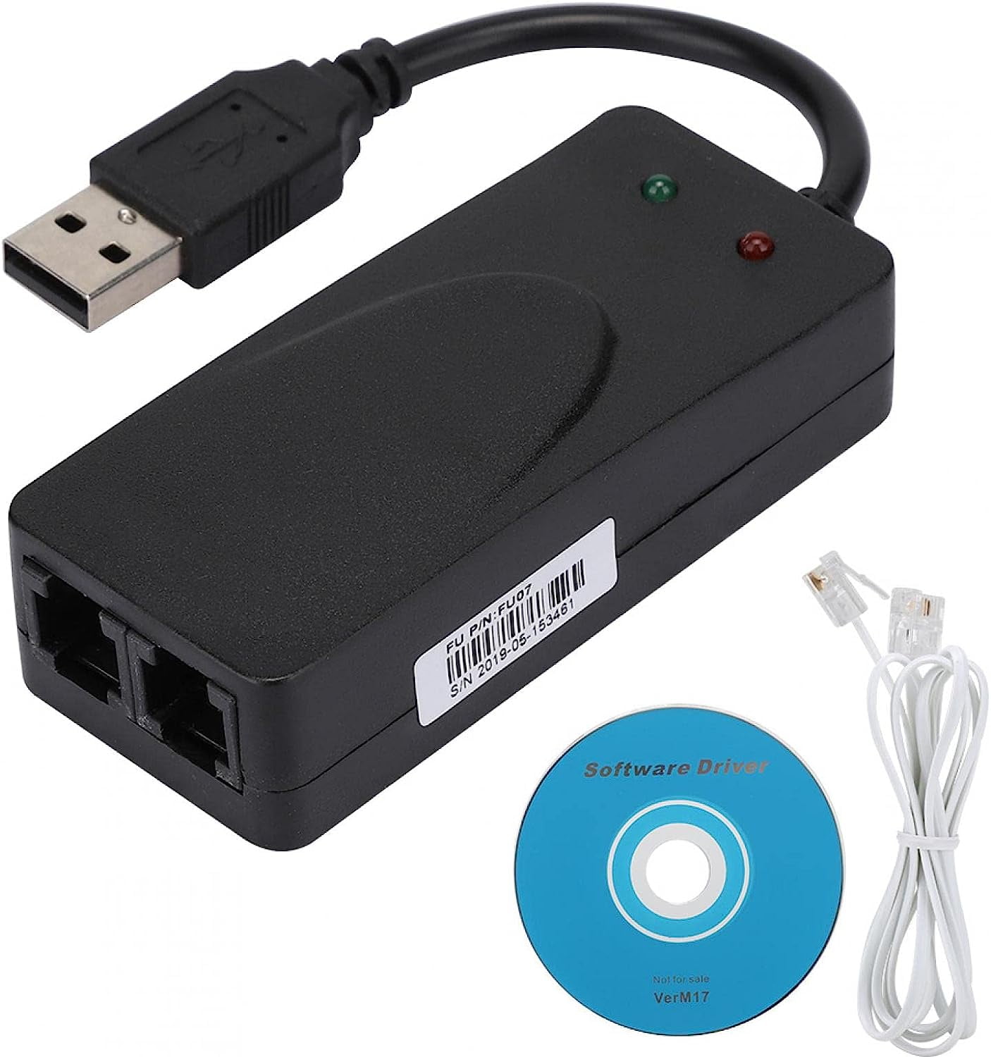 Fax Modem,Dual Port USB 2.0 56K External Modem Driver,Dual Port Modem ...