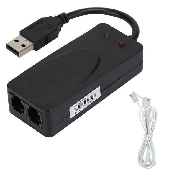 Fax Modem Dual Port USB2.0 56K External Modem Driver for Win 7/Win 8 ...