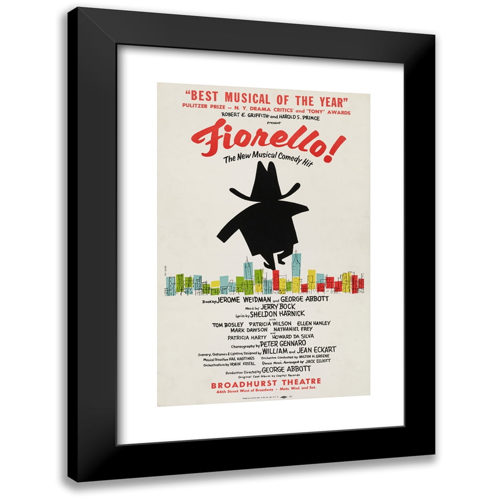 Fay Gage 17x24 Black Modern Framed Museum Art Print Titled - Fiorello ...