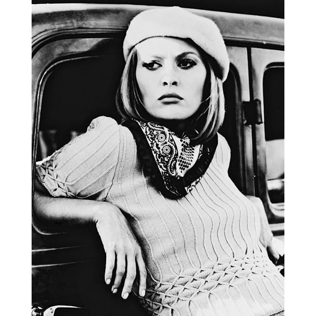 Faye Dunaway Bonnie And Clyde Print By Car 24x36 Classic Hollywood ...