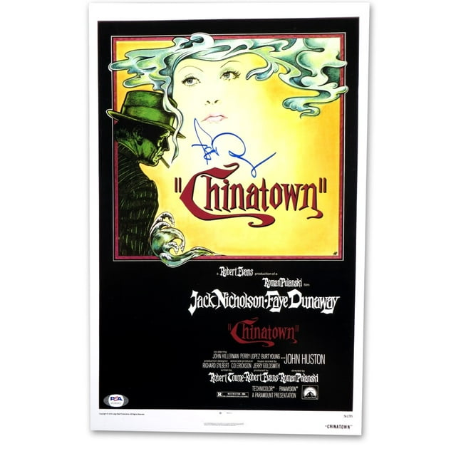 Faye Dunaway Signed Autographed 11X17 Photo Chinatown Poster PSA ...