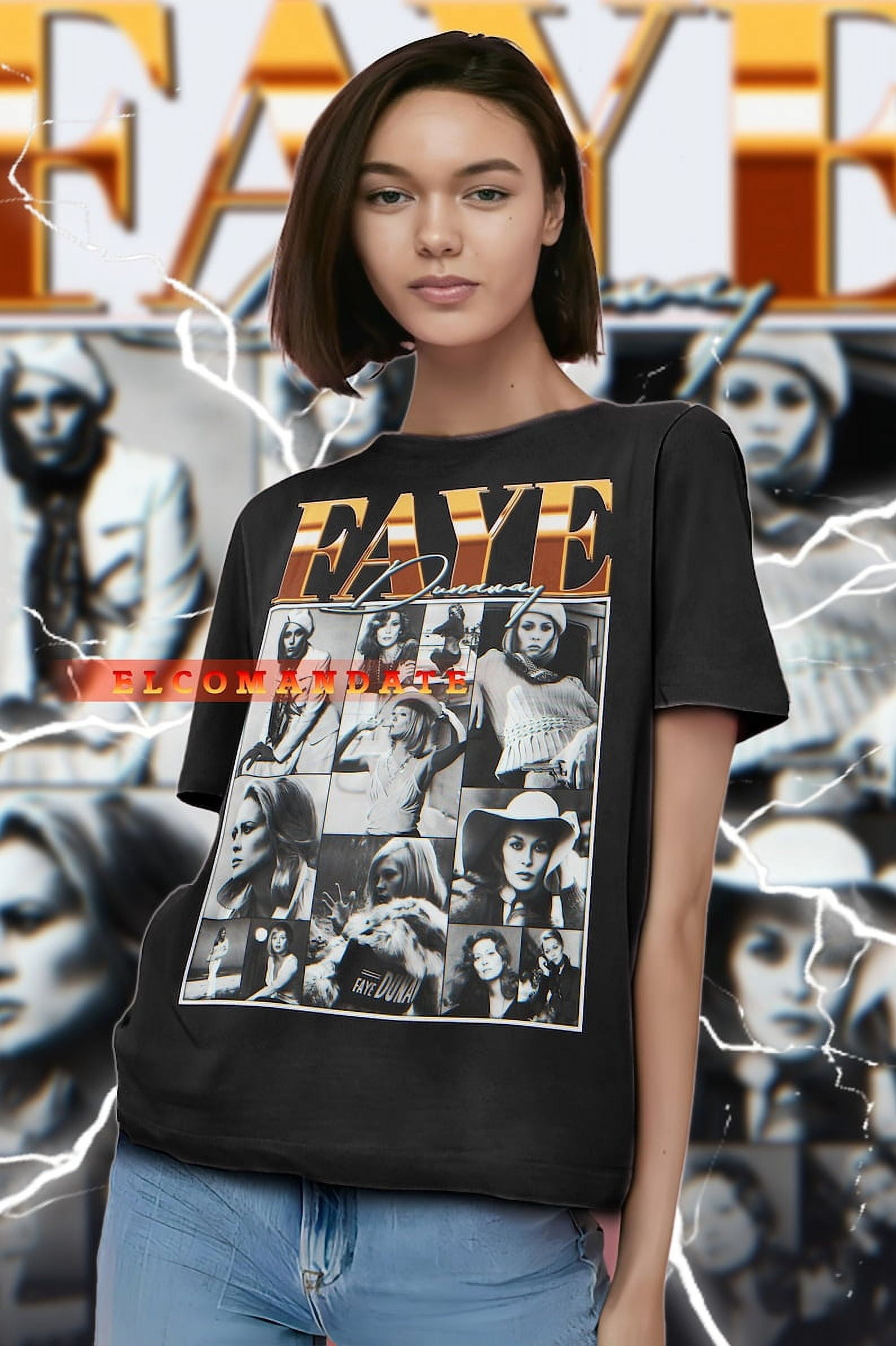 Faye Dunaway Vintage Tshirt - Walmart.com
