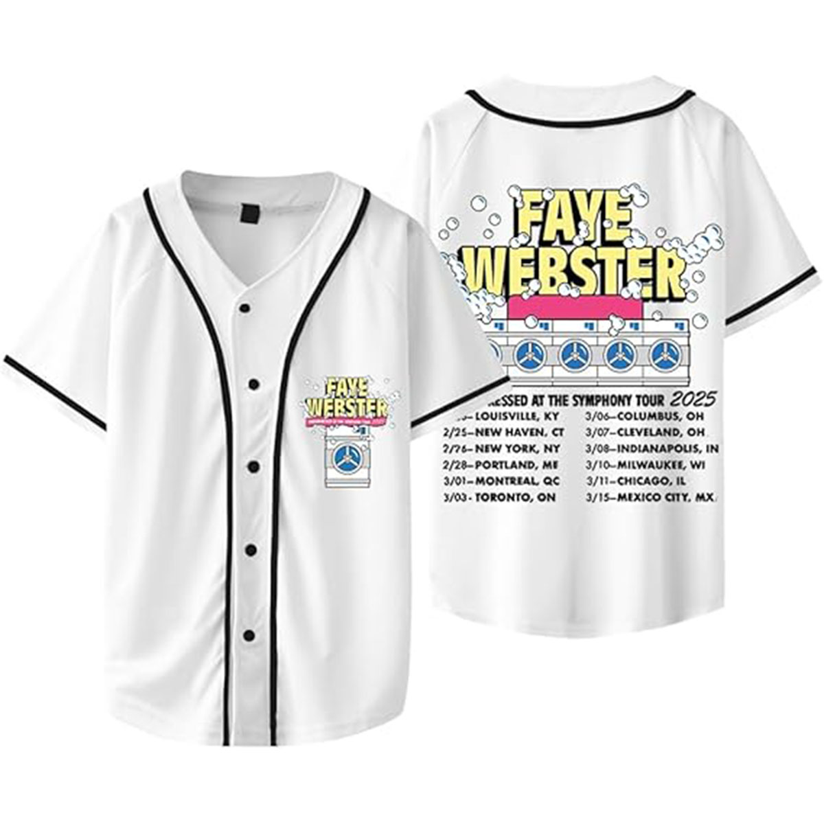 Faye Webster Underdressed at The Symphony Tour 2025 Baseball Jacket T ...