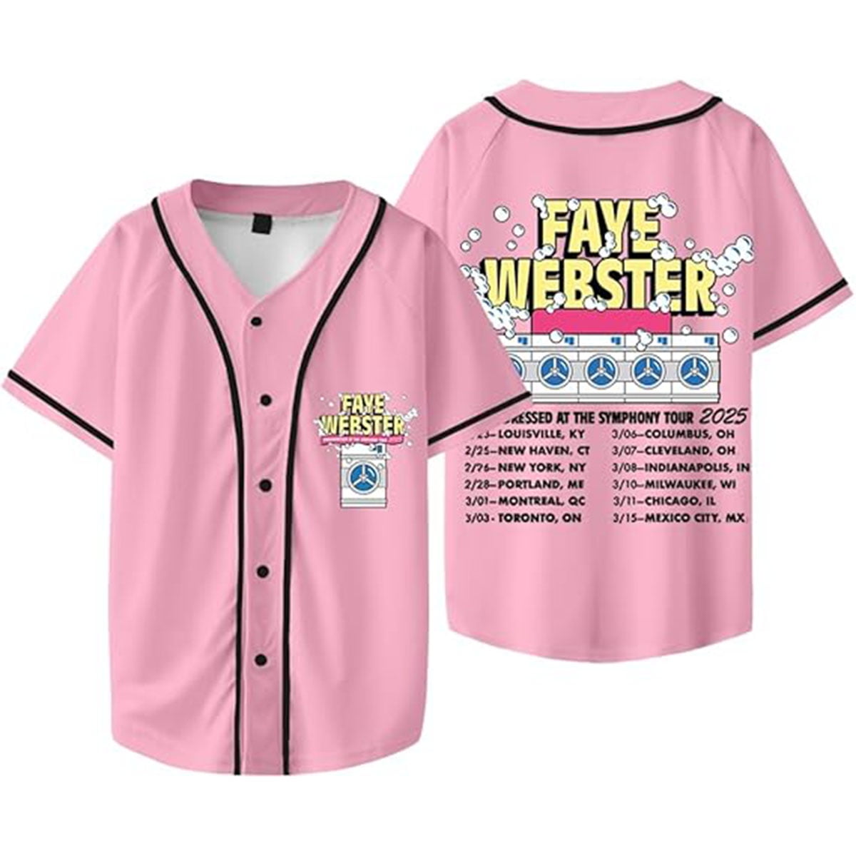 Faye Webster Underdressed at The Symphony Tour 2025 Baseball Jacket T ...