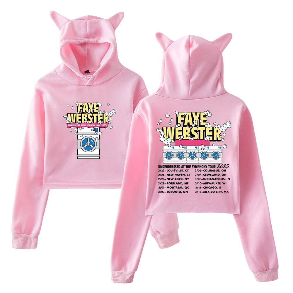 Faye Webster Underdressed at the Symphony Tour 2025 Cat Ears Hoodie ...
