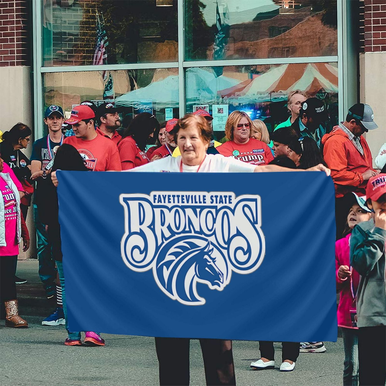 Fayetteville State University Logo Banner Breeze Flag Outdoor Flags ...