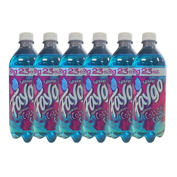Faygo Soda 24 oz Bottles - Blue Raspberry 6-pack - Walmart.com