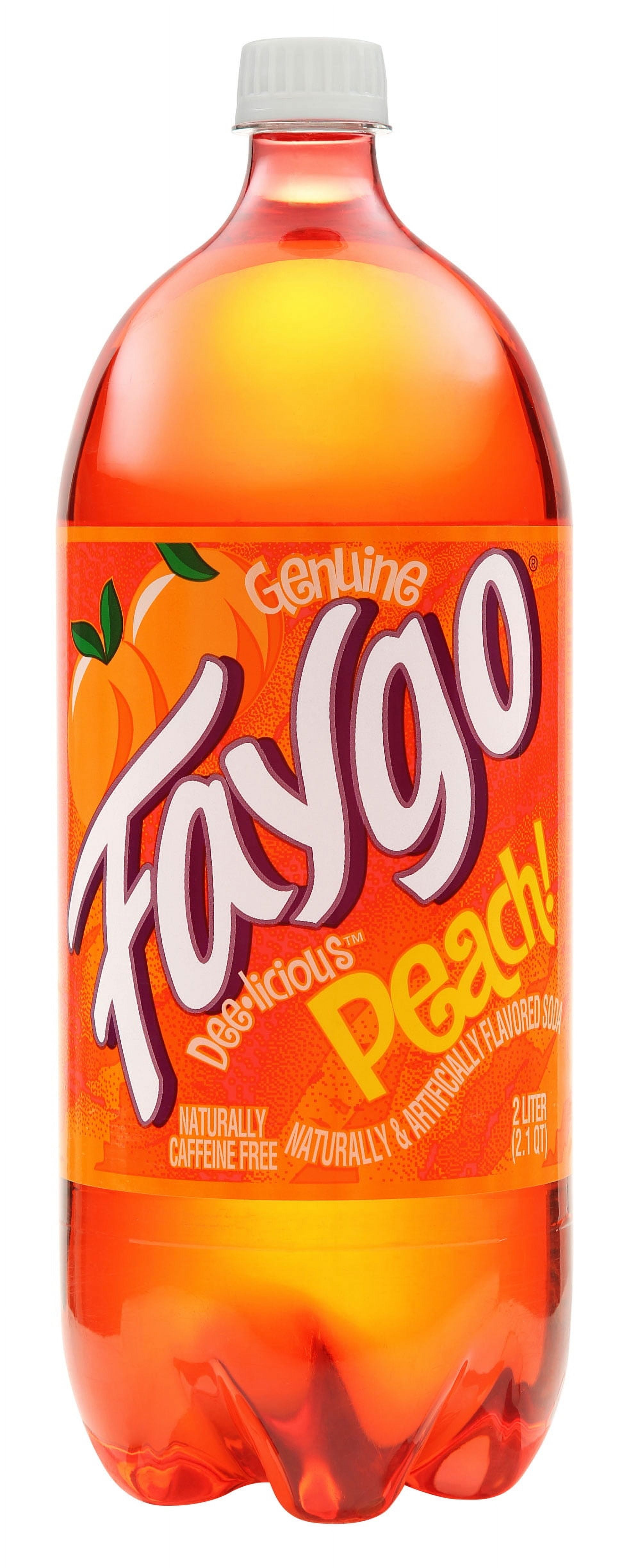 Faygo Peach Soda, 2 L - Walmart.com
