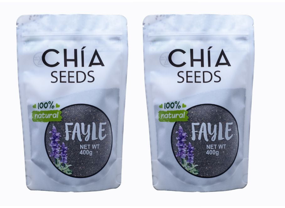 Fayle Chia Seeds 2 Pack, 100% natural, healthy ingredient, super food ...
