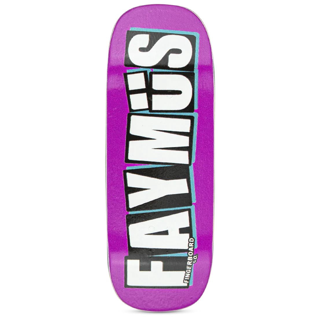 Faymus x DK Fingerboard Deck Fayker Pink Boxy Shape 36mm Maple Wood ...