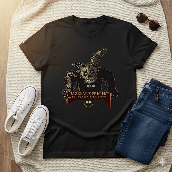 Fazbear's Fright Horror Attraction FNAF 3 Scary Game Inspired Unisex T ...