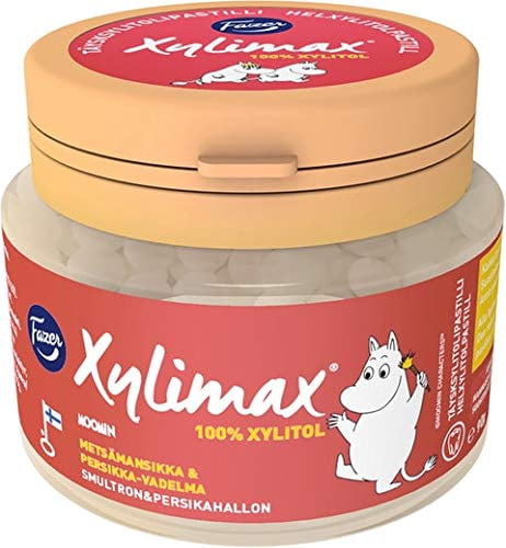 Fazer Moomin XylimaxEGSC Wild strawberry and peach & raspberry ...