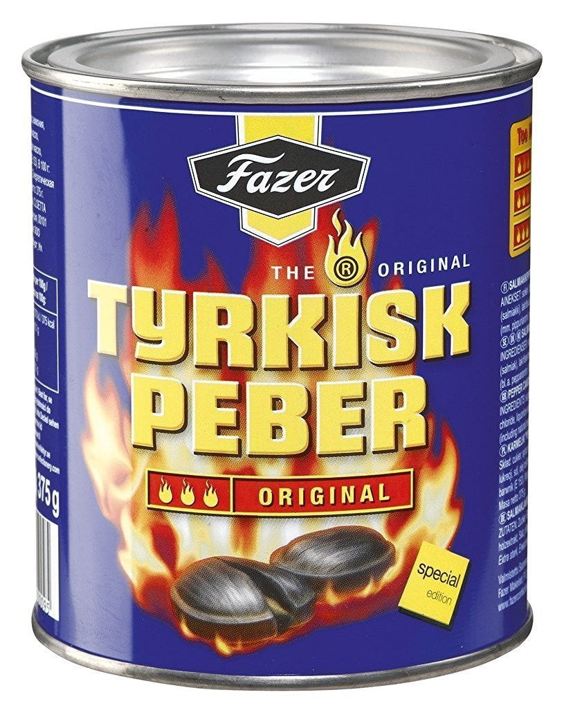 Fazer Tyrkisk Peber - Original - Finnish - Salty Licorice - Salmiakki ...