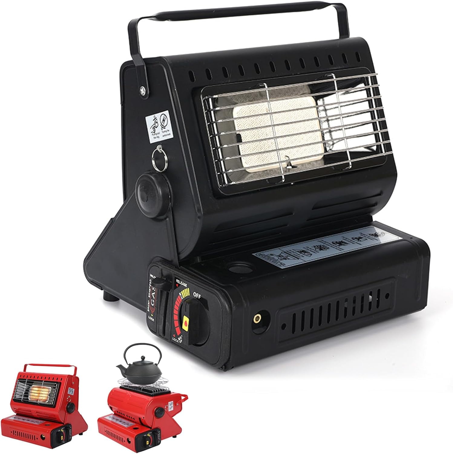 Fazi Gadgets Car Heater, Portable 2-in-1 Butane Heater and Stove, Adjustable Heat, Emergency ...