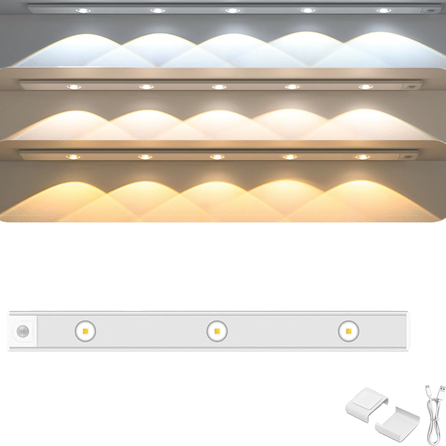 Fazi Gadgets Sensor Lights, Wireless LED Motion Sensor Cabinet Light ...