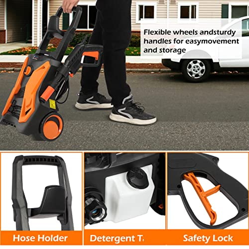 Fazil Electric Pressure Washer 4000 PSI 2.8 GPM High Pressure Washer ...
