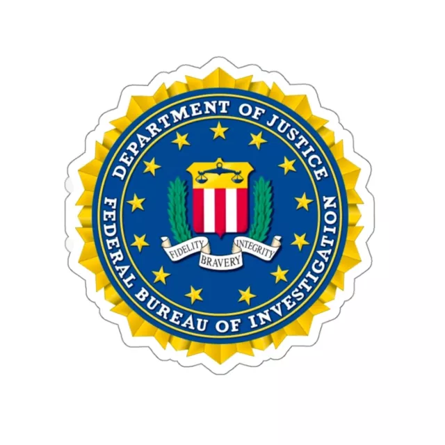 Fbi Federal Bureau Of Investigations Usa Fed Law Enforcement Stickers ...