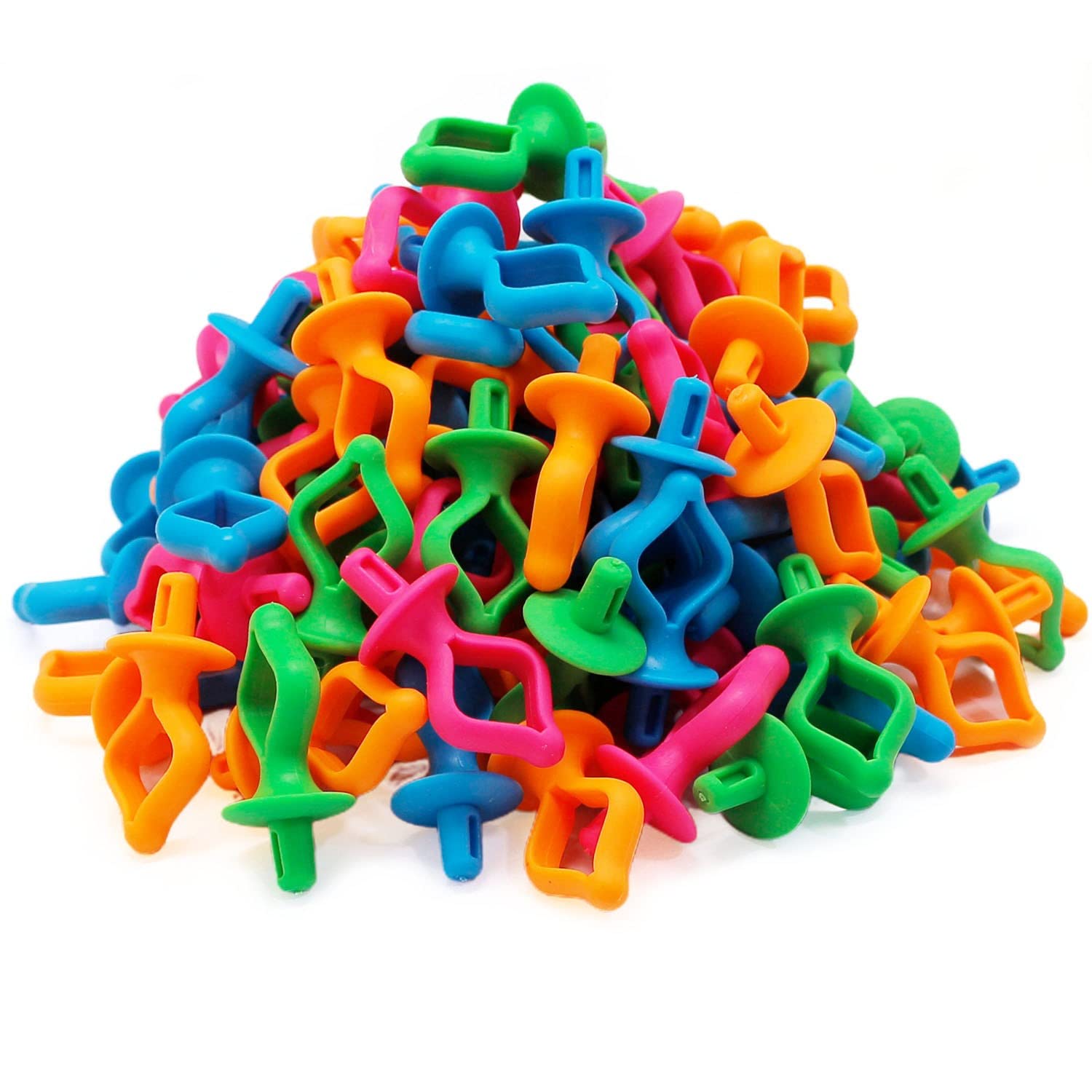 Fbshicung 100 Pieces Bobbin Holder, Thread Spool Holder Stack Bobbins ...