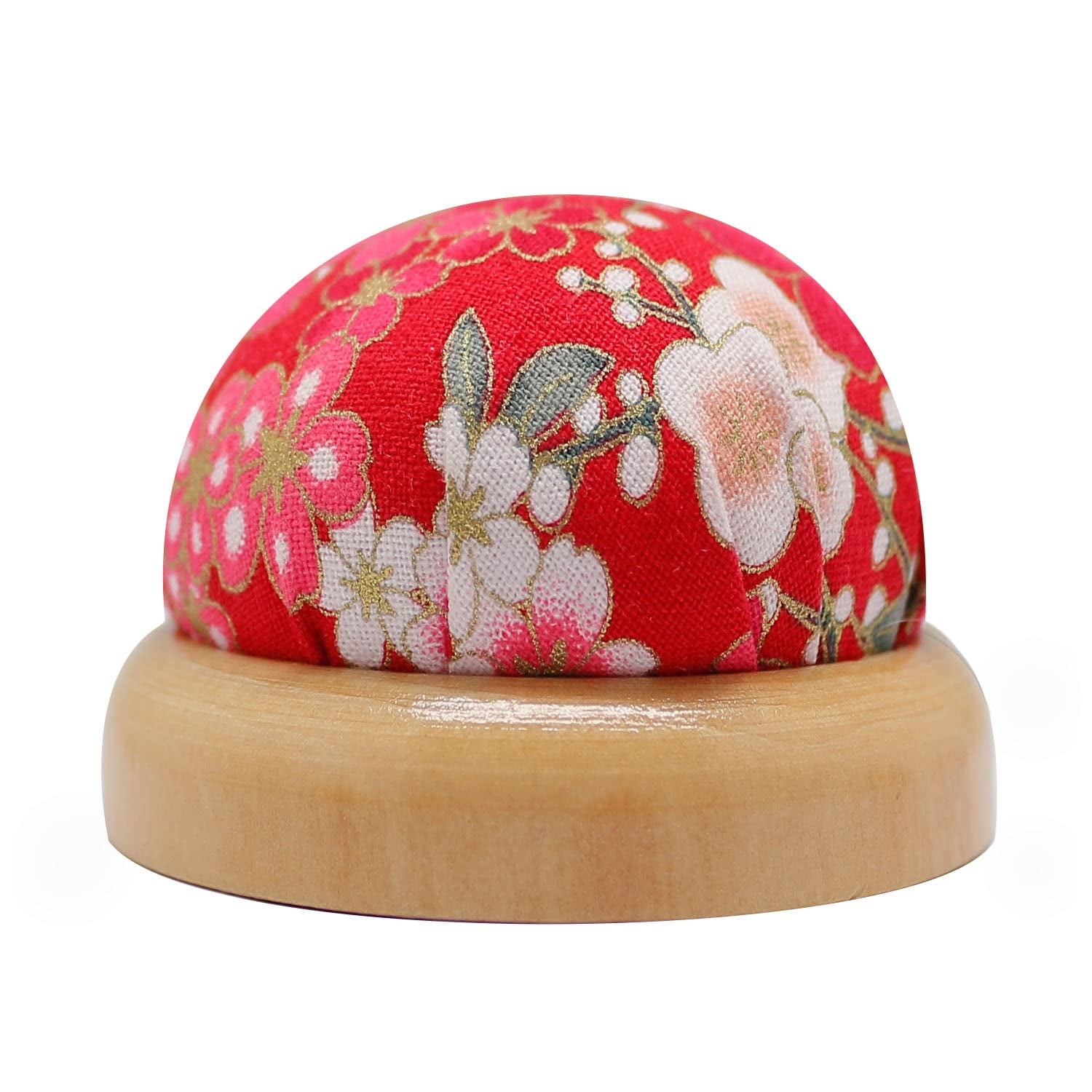 Fbshicung Wooden Base Pin Cushions Japanese Style Pin Holder Handmade ...
