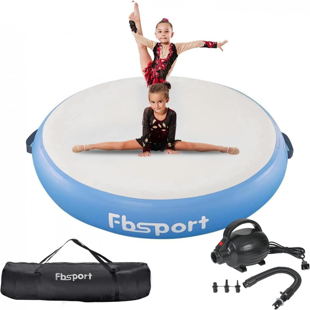 Fbsport Air Spot Round Air Mat Gymnastic Mat Inflatable 140x20 cm ...