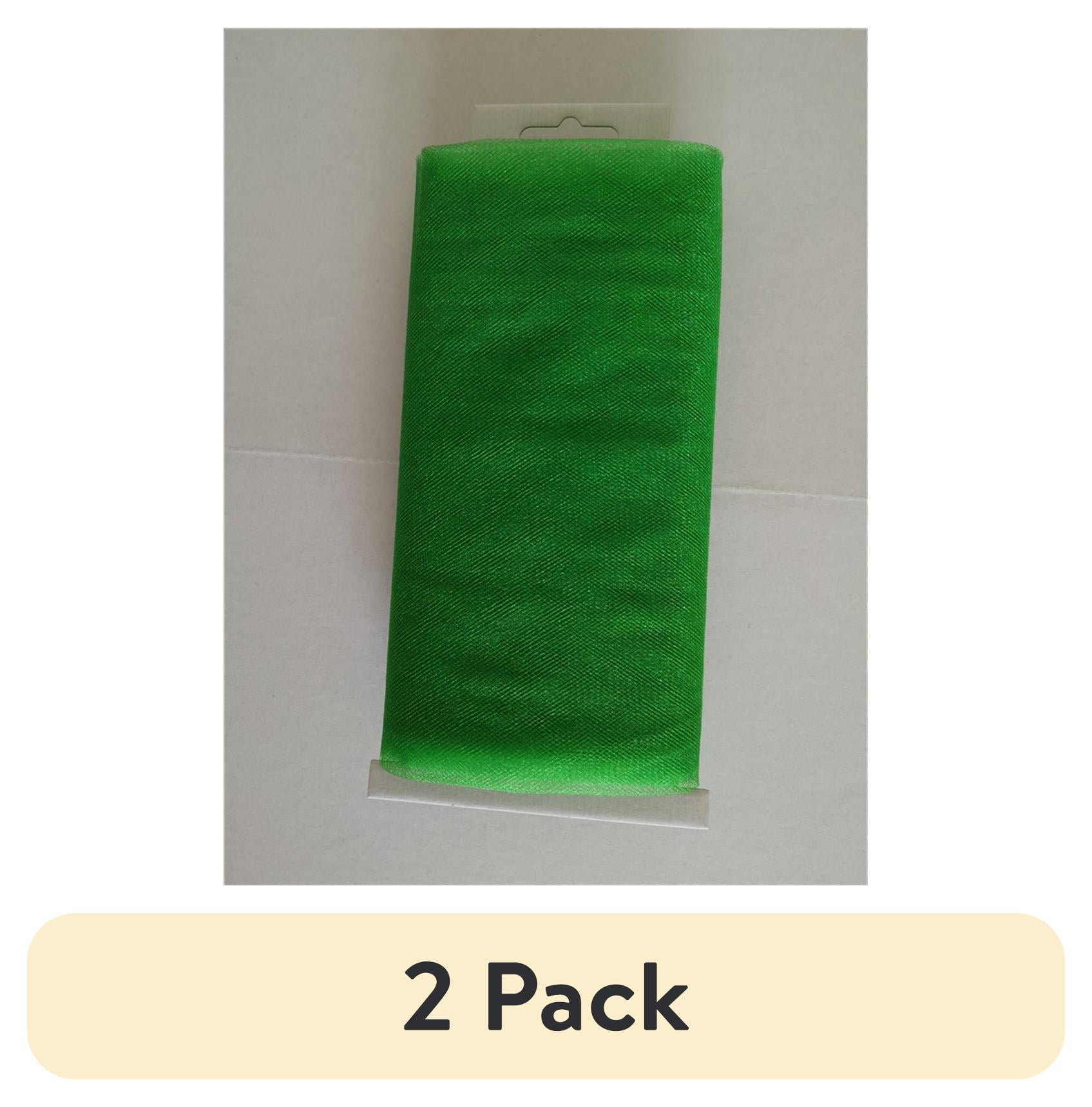 (2 pack) Fc Unbrand 54inch 3Yd Sparkle Precut Tull Fabric Kelly, 100% Nylon - Walmart.com