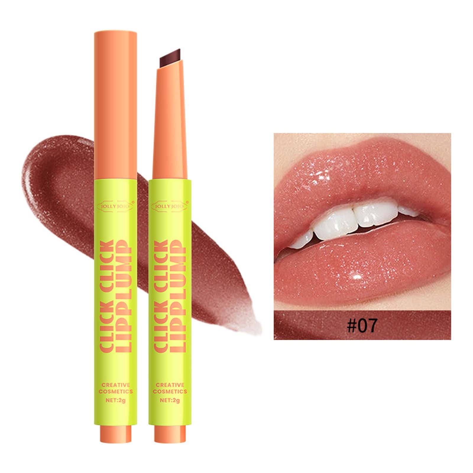 FcBaudy Red Lipstick Jelly Lip Press-on Lipstick Pen Lip Gloss Dewy Lip ...