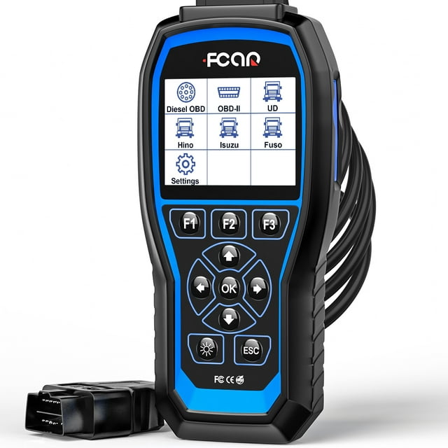 Fcar F506 Heavy Duty Truck Scanner Enhanced HD OBD Diesel Truck Full ...