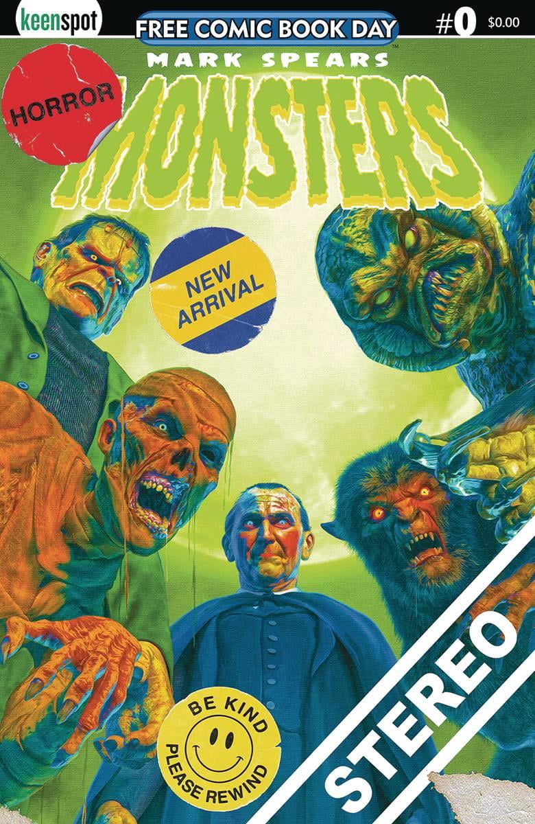 Fcbd 2025 Keenspot Mark Spears Monsters #0 KEENSPOT ENTERTAINMENT Comic ...