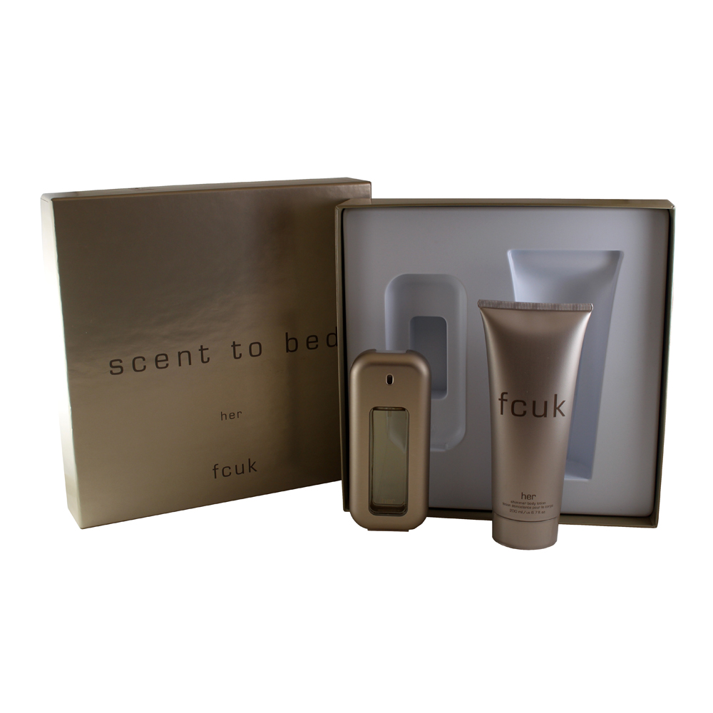 Fcuk 2 Pc. Gift Set ( Eau De Toilette Spray 1.7 Oz + Shimmer Body ...